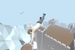 人体破壊でストレス発散ゲーム【Mega Fall Ragdoll Simulator】 ｜ 無料ブラウザゲーム｜アクションゲームの庵