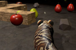 3Dヘビゲーム【Axy Snake 3D】 ｜ 無料ブラウザゲーム｜アクションゲームの庵