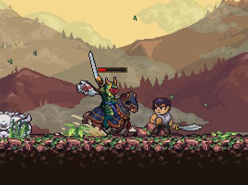 ドット絵の2Dアクションゲーム【Shadow of the Orient】 ｜ 無料ブラウザゲーム｜アクションゲームの庵