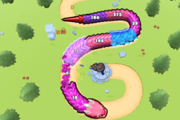 3Dヘビゲーム【Axy Snake 3D】 ｜ 無料ブラウザゲーム｜アクションゲームの庵