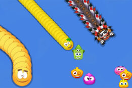 ヘビを成長させる対戦ゲーム【WormsArena.io】 ｜ 無料ブラウザゲーム｜アクションゲームの庵